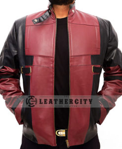 Deadpool Wade Wilson Leather Jacket Worn by Ryan Reynolds - TLC