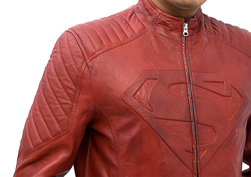 Smallville's Superman Red Leather Jacket Worn by Tom Welling - TLC