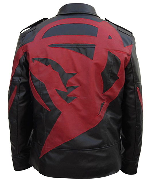 Ben 10 Alien Force Albedo Red Leather Jacket | TLC