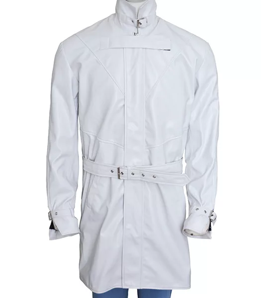 Aiden Pearce Trench Coat Costume From Watch Dog in Real Leather