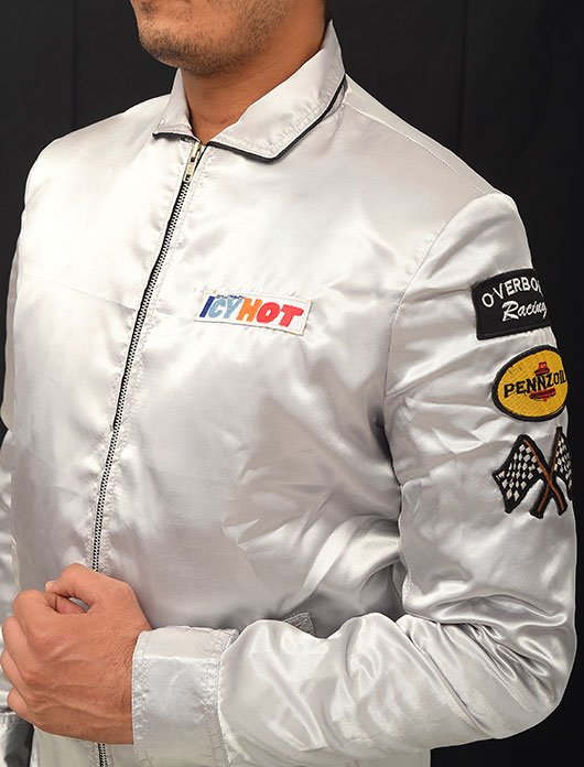Stuntman Mike Kurt Russell Icy Hot Silver Jacket - TheLeatherCity