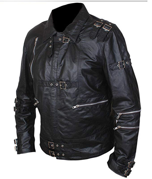 Michael Jackson Bad Leather Jacket in Black Color - TLC