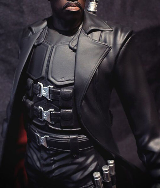 Blade Trench Coat - Wesley Snipes Blade Costume | The Leather city