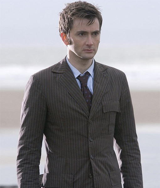 David Tennant (Tenth) 10th Doctor Brown Suit - TheLeatherCity