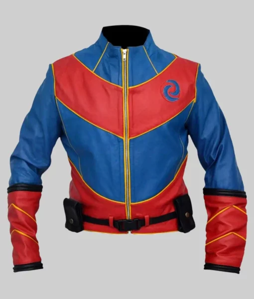 Captain Man Henry Danger Blue & Red Leather Jacket - TLC