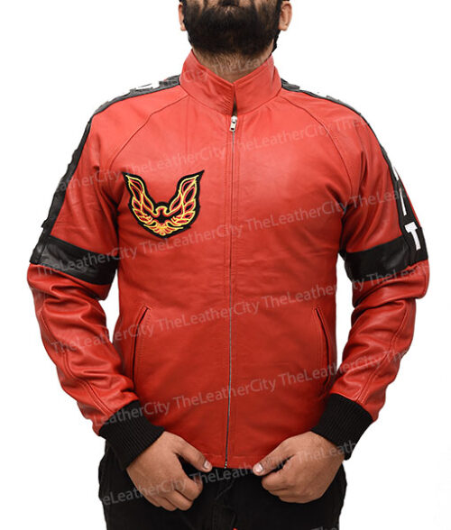Burt Reynolds Smokey And The Bandit Trans Am Red Leather Jacket - TLC