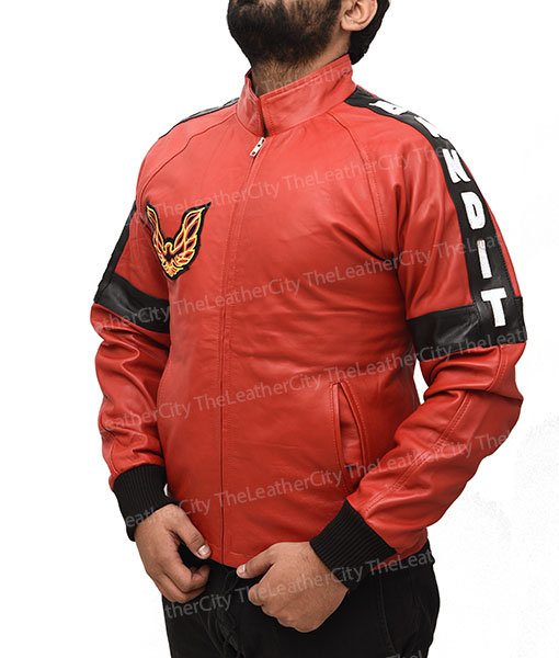 Burt Reynolds Smokey And The Bandit Trans Am Red Leather Jacket - TLC
