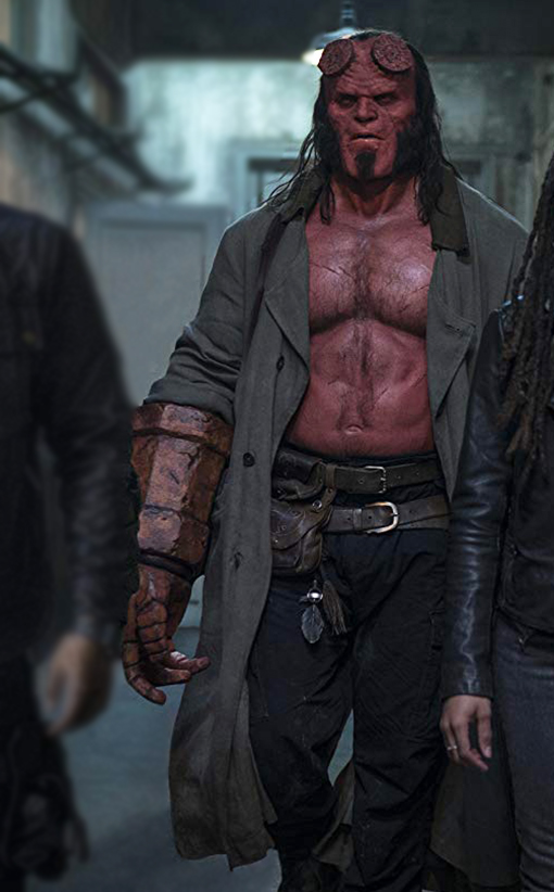 Hellboy 2019's David Harbour Trench Coat - TheLeatherCity