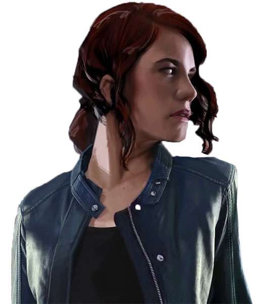 Control's Jesse Faden Blue Leather Jacket - TheLeatherCity