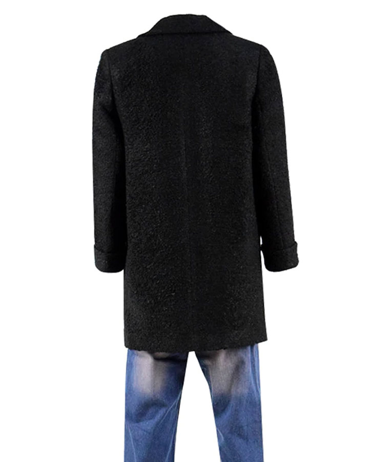 Stranger Things 3 Eleven aka Millie Bobby Black Trench Coat