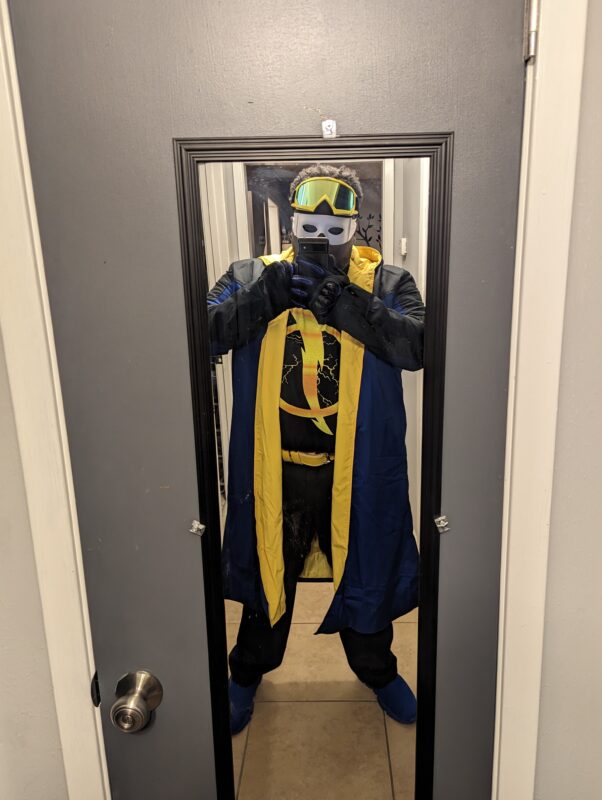 Static Shock Costume Trench Coat