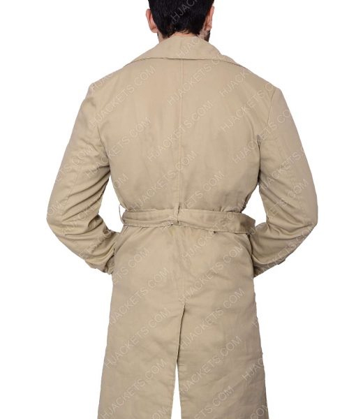 Supernatural Castiel (Misha Collins) Cotton Trench Coat - TheLeatherCity