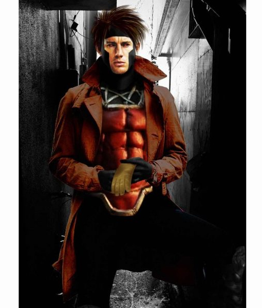 X-men Gambit Leather Trench Coat - TheLeatherCity