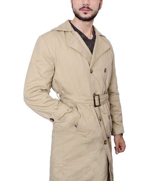 Supernatural Castiel (Misha Collins) Cotton Trench Coat - TheLeatherCity