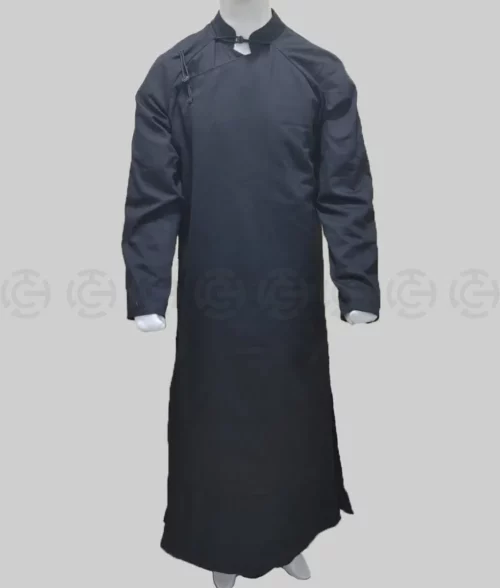 IP Man 4's IP Man (Donnie Yen) Tunic/Robe in Black Color