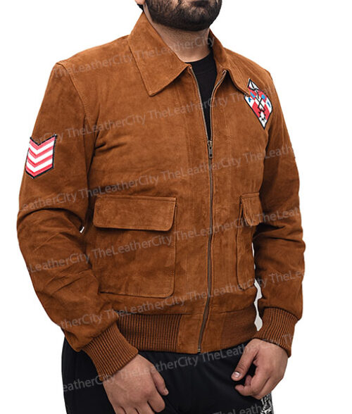 Shenmue III Ryo Hazuki (Corey Marshall) Brown Leather Jacket ...