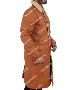 Candyman 2020 Anthony McCoy (Yahya Abdul-Mateen II) Shearling Trench Coat