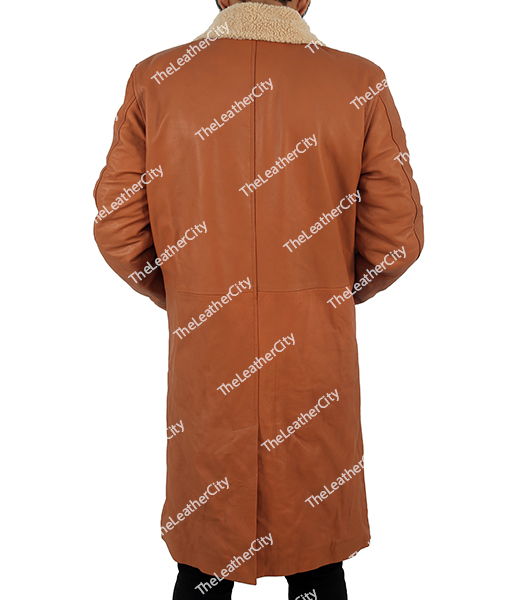 Candyman 2020 Anthony McCoy (Yahya Abdul-Mateen II) Shearling Trench Coat