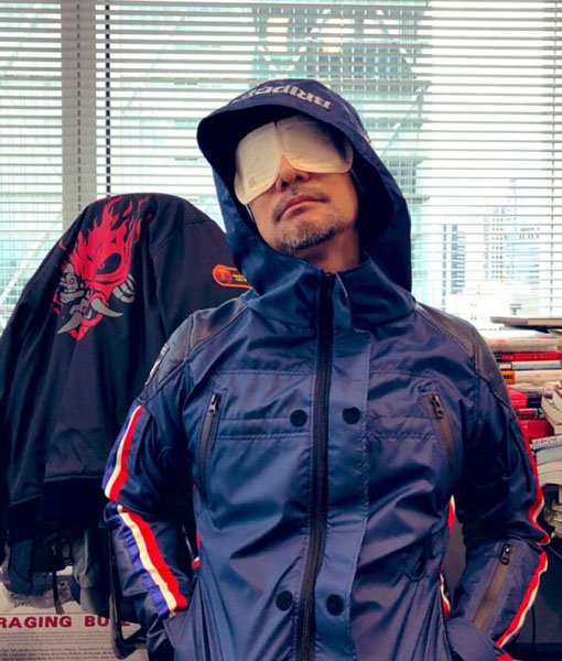 Death Stranding's Sam Porter (Norman Reedus) Polyester Waterproof Blue ...