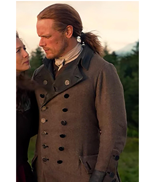 Outlander Season 5 Jamie Fraser (Sam Heughan) Trench Coat - TLC
