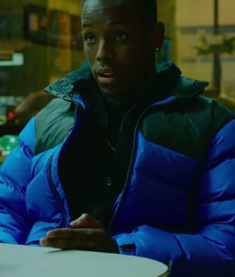 Top Boy Season 03 Jamie (Micheal Ward) Puffer Jacket | TheLeatherCity