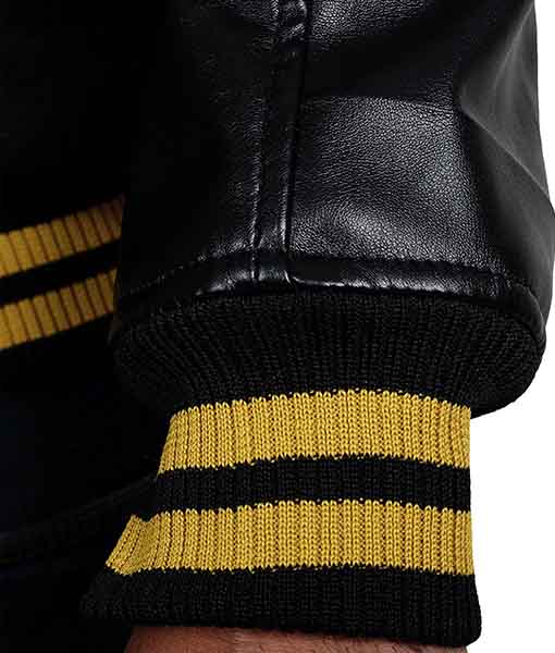 Justice League Cyborg (Ray Fisher) Black Varsity Jacket | TLC