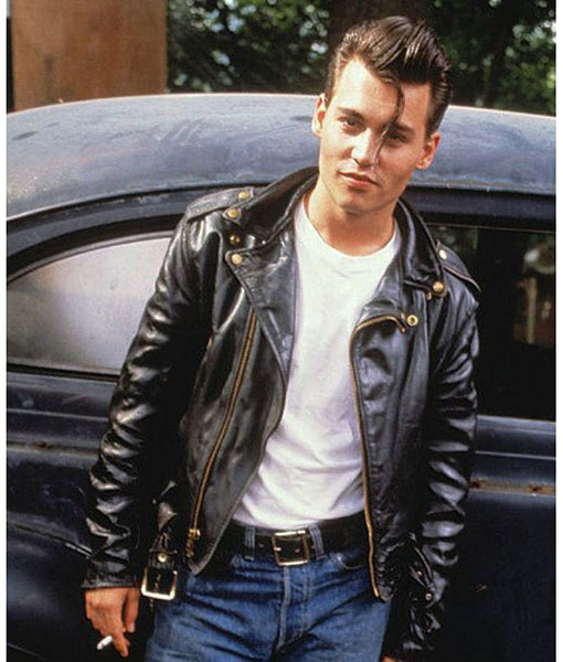 Cry Baby Leather Jacket - Johnny Depp Motorcycle Jacket | TLC