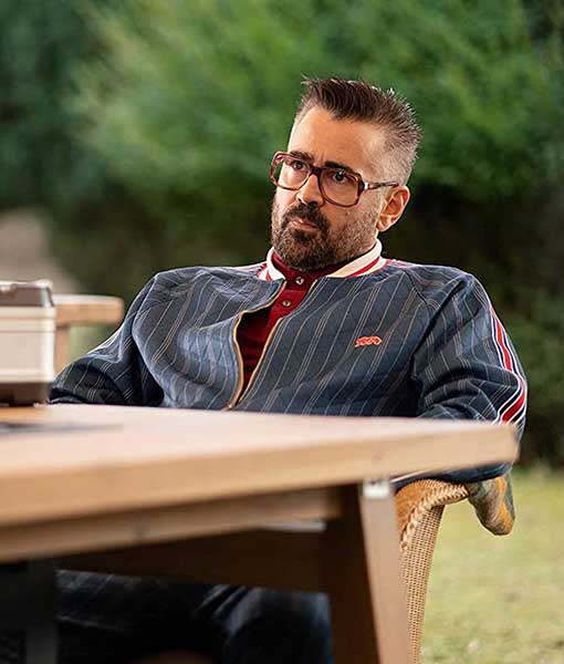 The Gentlemen Coach (Colin Farrell) Textured Check Tracksuit | TLC