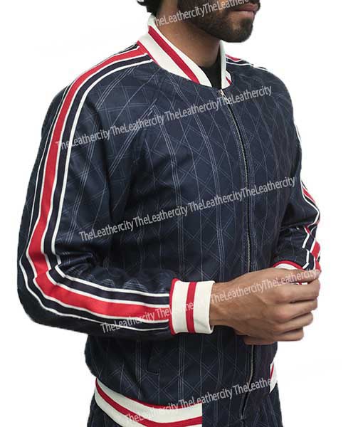The Gentlemen Coach Tracksuit aka Colin Farrell Plaid Textured Tracksuits