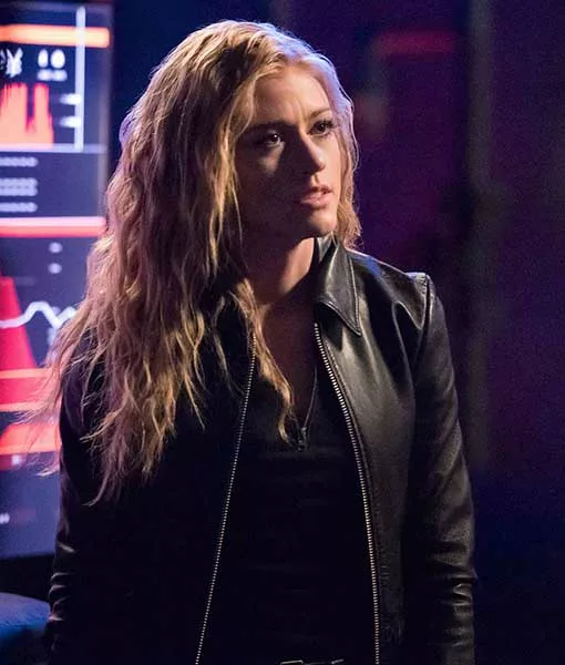 Arrow S07 Mia Smoak (Katherine McNamara) Leather Jacket | TLC