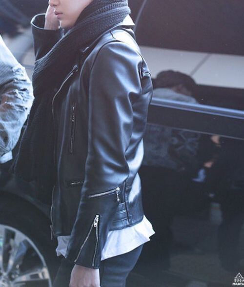 BTS Suga Black Leather Jacket | TLC