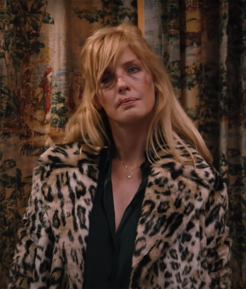 Yellowstone Beth Dutton Cheetah Print Leopard Coat