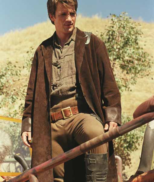 Firefly Malcolm Reynolds (Nathan Fillion) Leather Coat | TLC