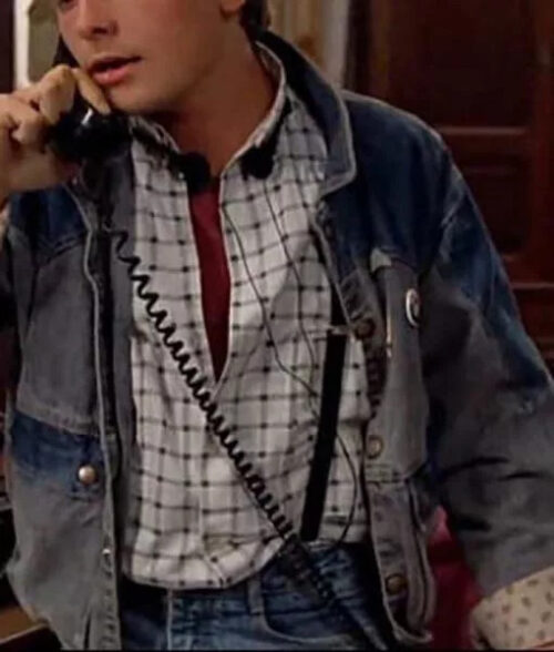 Marty Mcfly Denim Jacket
