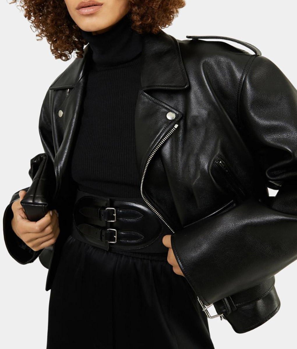 Grease Leather Jacket Sandy - Sandy Grease Black Leather Jacket | The ...