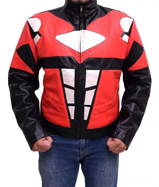 Power Ranger Red Leather Jacket | TLC