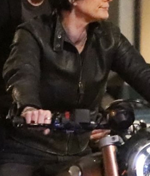 The Matrix 4 Trinity (Carrie-Anne Moss) Leather Jacket | TLC