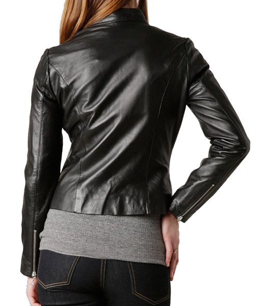 The Matrix Resurrections Trinity Leather Jacket - Carrie-Anne Moss ...