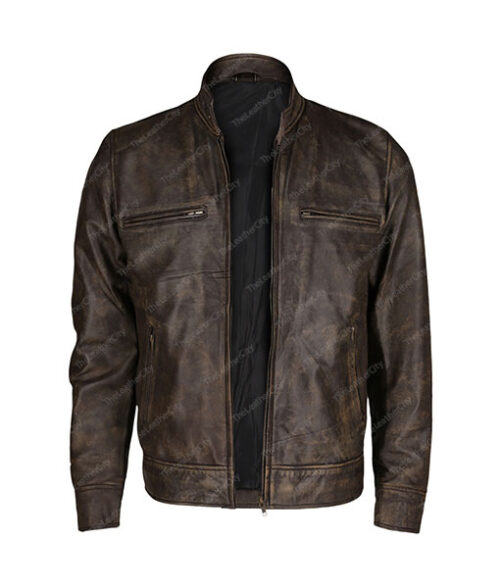 MacGyver Angus MacGyver (Lucas Till) Brown Leather Jacket | TLC