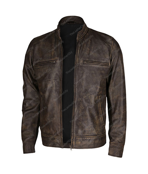 MacGyver Angus MacGyver (Lucas Till) Brown Leather Jacket | TLC