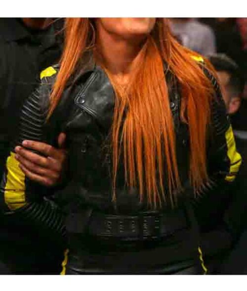 WWE Wrestler Becky Lynch Leather Jacket | TLC