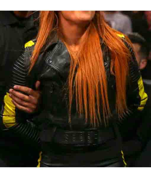 WWE Wrestler Becky Lynch Leather Jacket | TLC