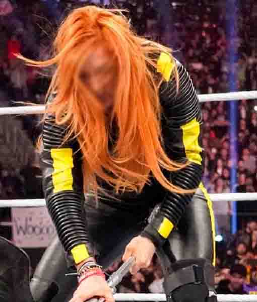 WWE Wrestler Becky Lynch Leather Jacket | TLC