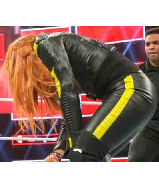 WWE Wrestler Becky Lynch Leather Jacket | TLC