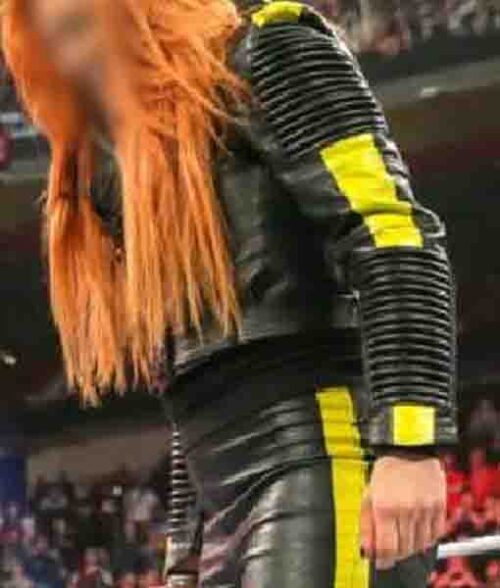 WWE Wrestler Becky Lynch Leather Jacket | TLC