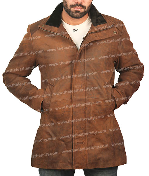 Sheriff Walt Longmire Robert Taylor Leather Coat - TheLeatherCity