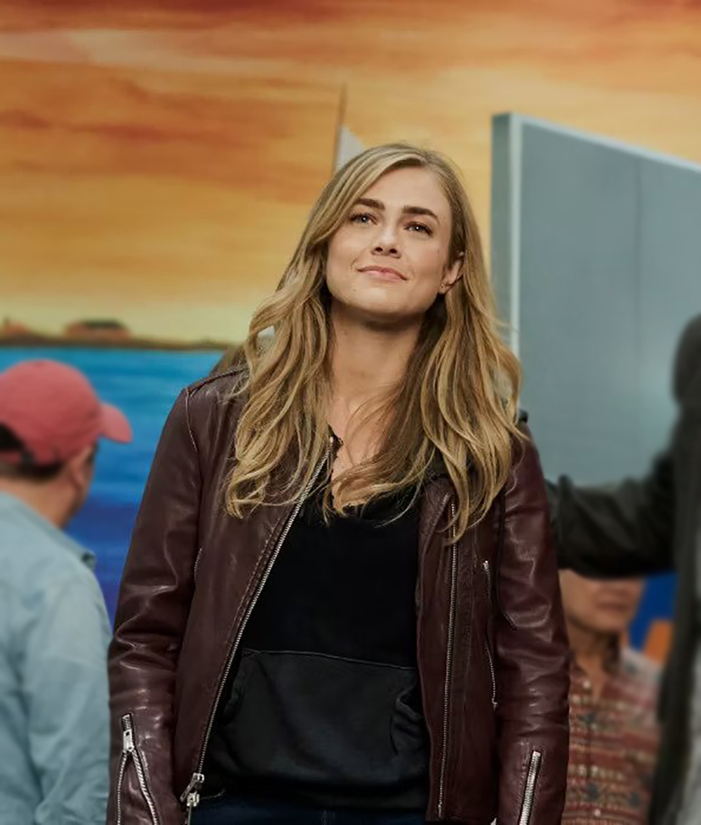 Manifest Michaela Stone (Melissa Roxburgh) Leather Jacket | TLC