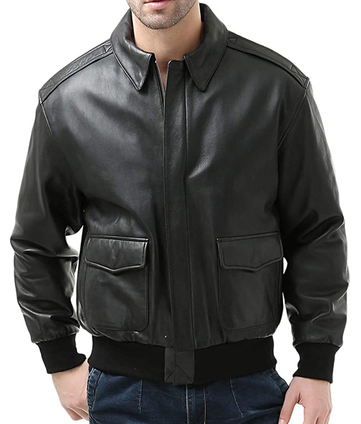 Men's Rustic Ranch Cowboy Full Grain Leather Jacket | TLC