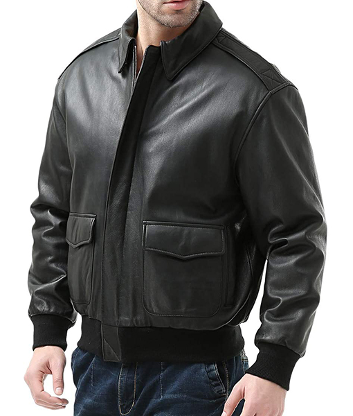 Men's Rustic Ranch Cowboy Full Grain Leather Jacket | TLC