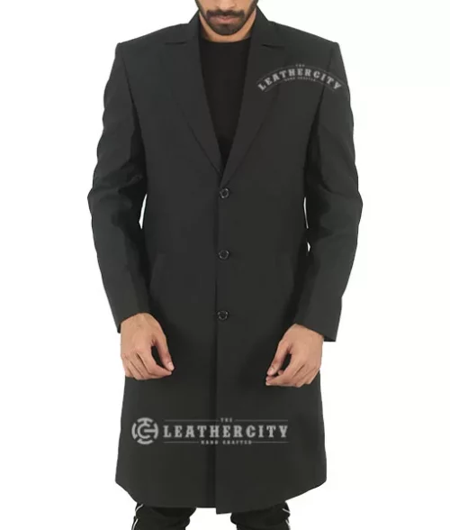 The Matrix Resurrections Neo Trench Coat - Matrix 4 Keanu Reeves Black Coat